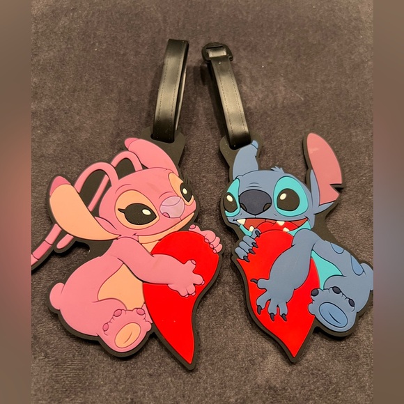 Disney | Accessories | Bundle Of 2 Disney Stitch Character Luggage Tag ...